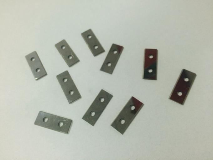 Double Holes Carbide Scraper Blade Rectangle Shaped Good Toughness